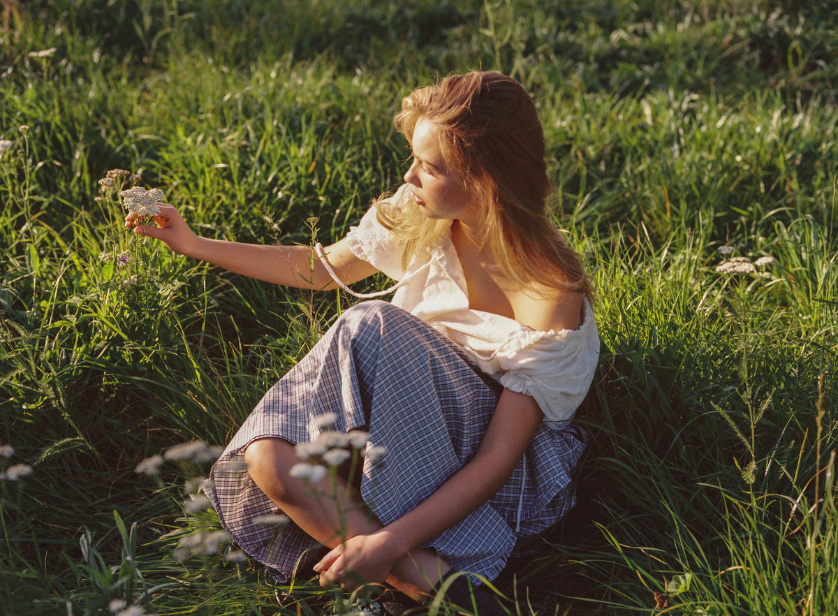 Jasmine Blouse - Salt- Juni – Chasing The Sun Store