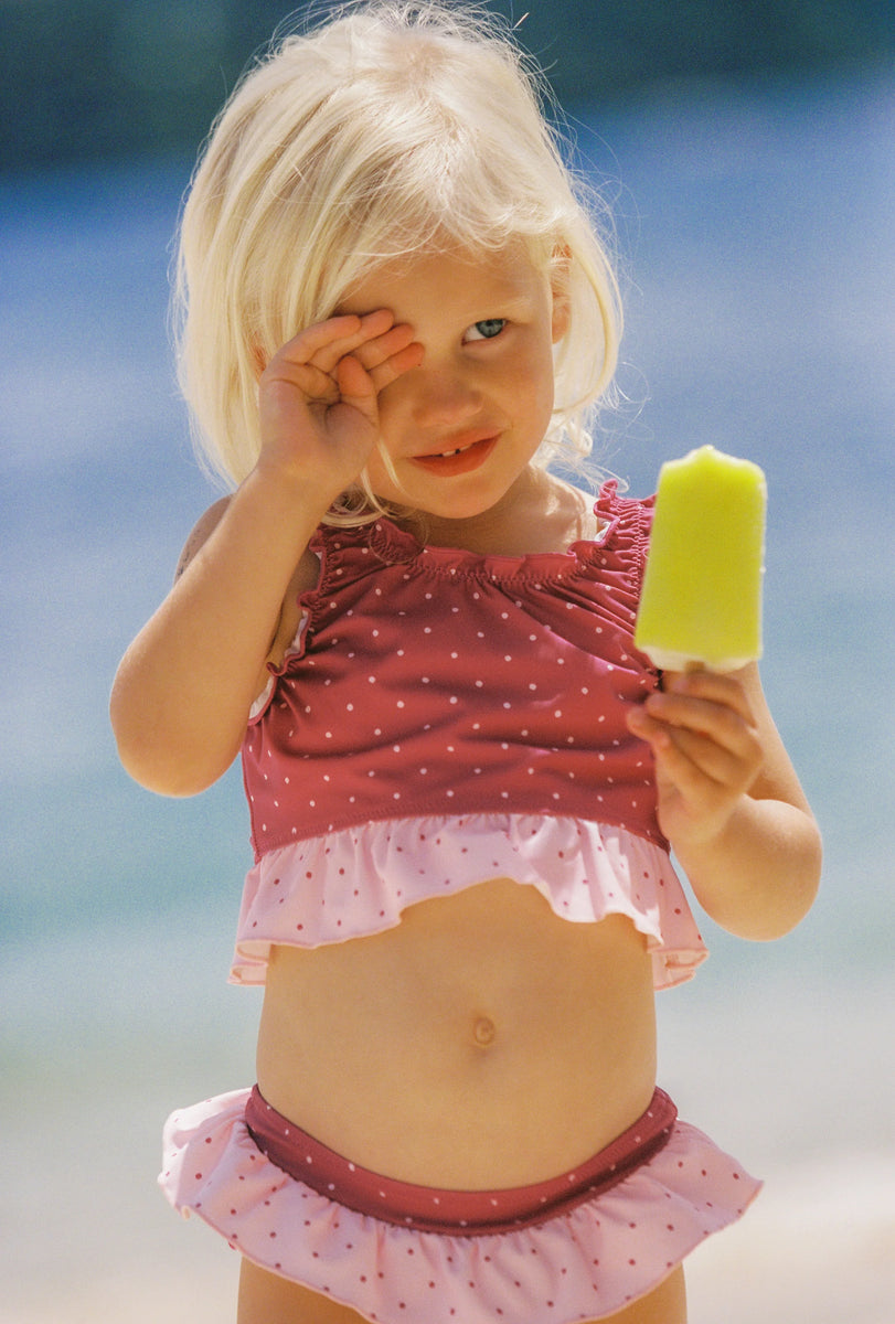 Lucille Bikini Set - Berry Spot - Juni – Chasing The Sun Store