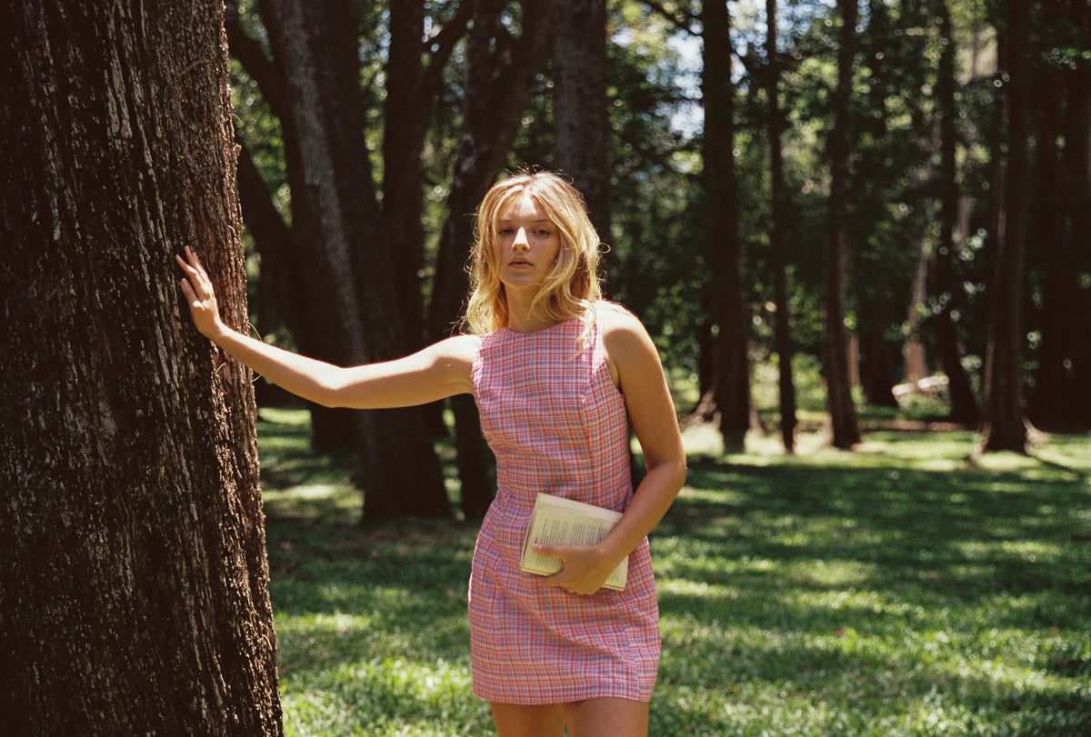 Quinn Mini Dress - Picnic Check - Juni – Chasing The Sun Store