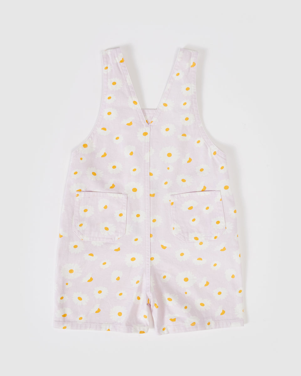 G+A BURTON DANCING DAISY DENIM OVERALLS - LAVENDER – Chasing The Sun Store